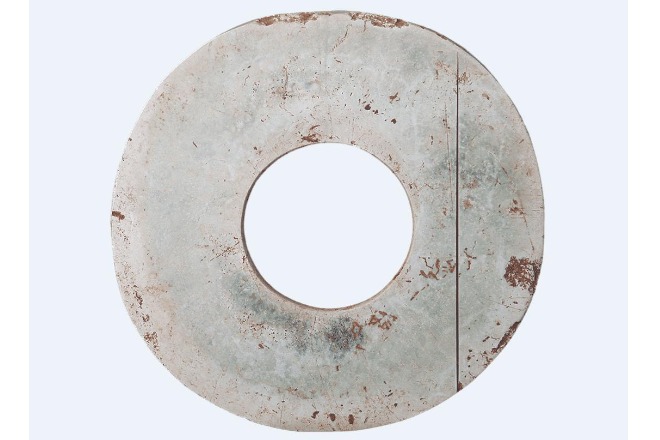 Green jade disc serves as ritual object in Neolithic period - CHINA ...